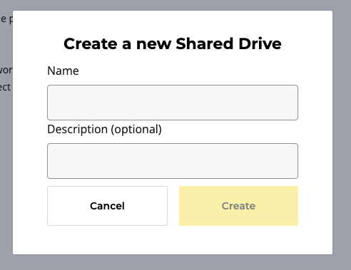 Shared Drives